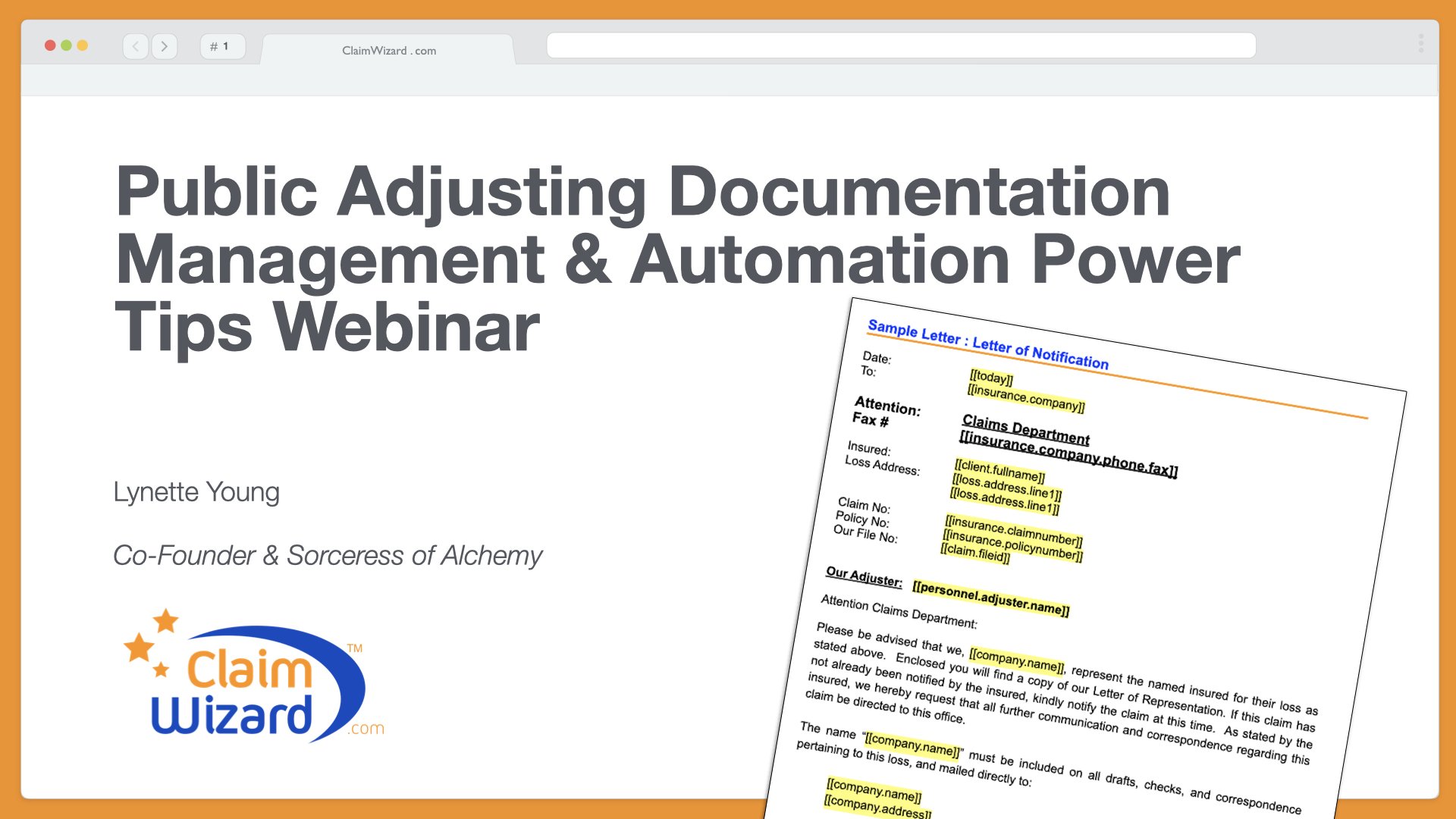 ClaimWizard Public Adjusting Documentation Management & Automation ...